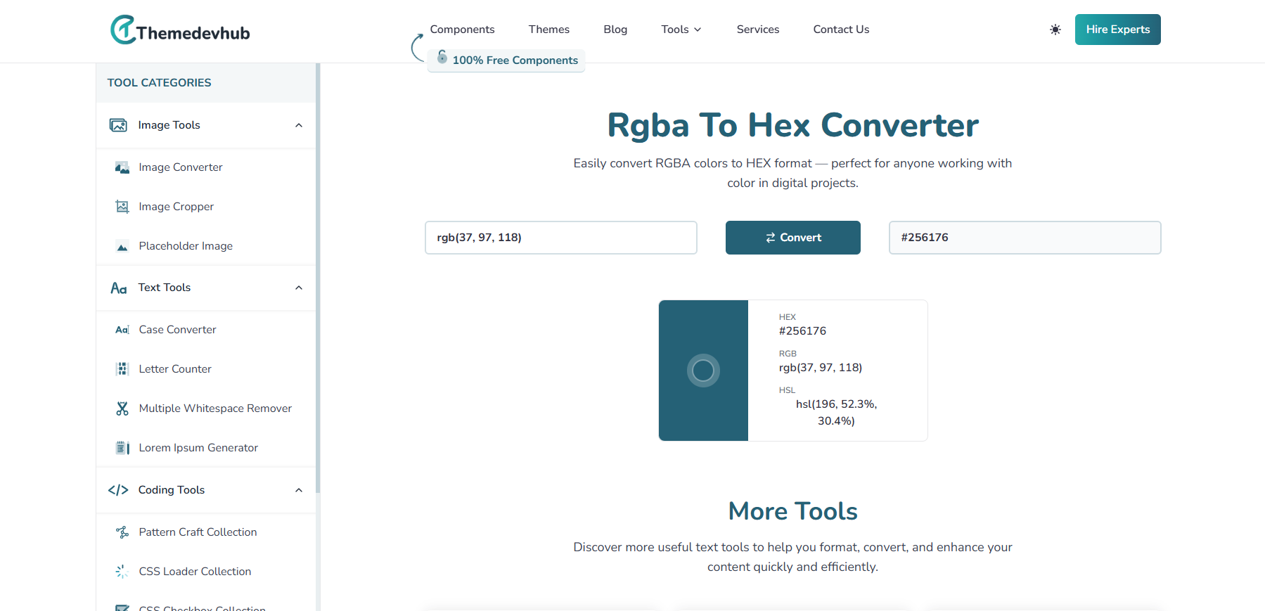 RGBA to HEX Converter | Free Online Color Converter with Alpha